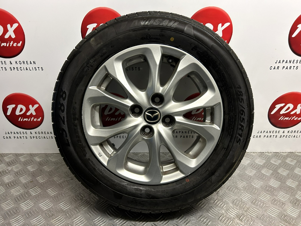 MAZDA 2 (DJ) 2015-2021 GENUINE 15" INCH ALLOY WHEEL 6.2MM 185/65/R15 9 ...
