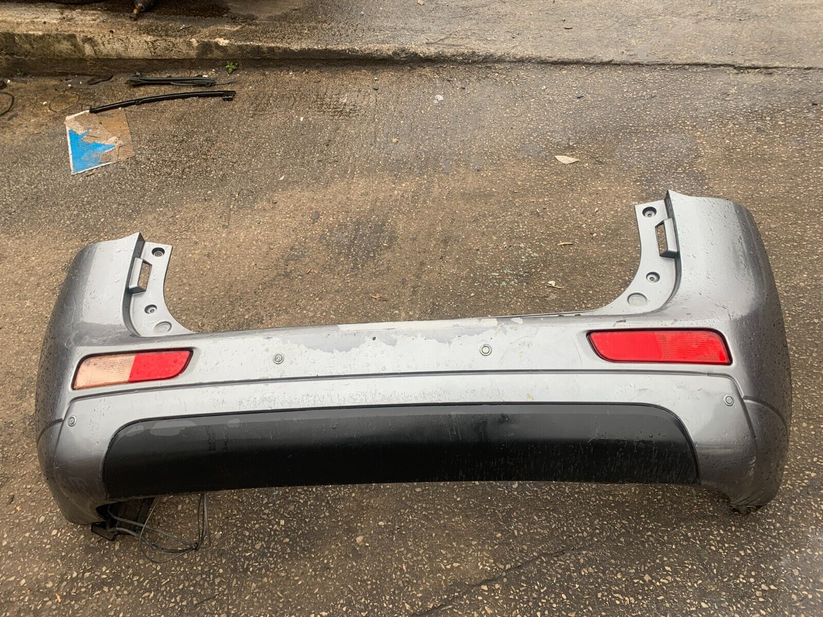 MITSUBISHI OUTLANDER MK3 2013-2015 HYBRID GENUINE REAR BUMPER GREY ...