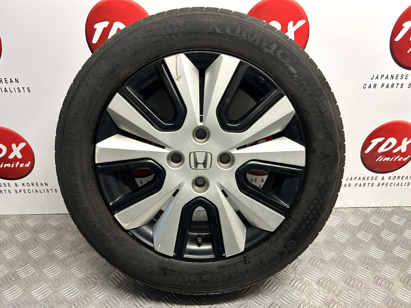 HONDA JAZZ MK5 2020-2025 15" INCH ALLOY WHEEL + TRIM 5.7MM 185/60/R15 ...
