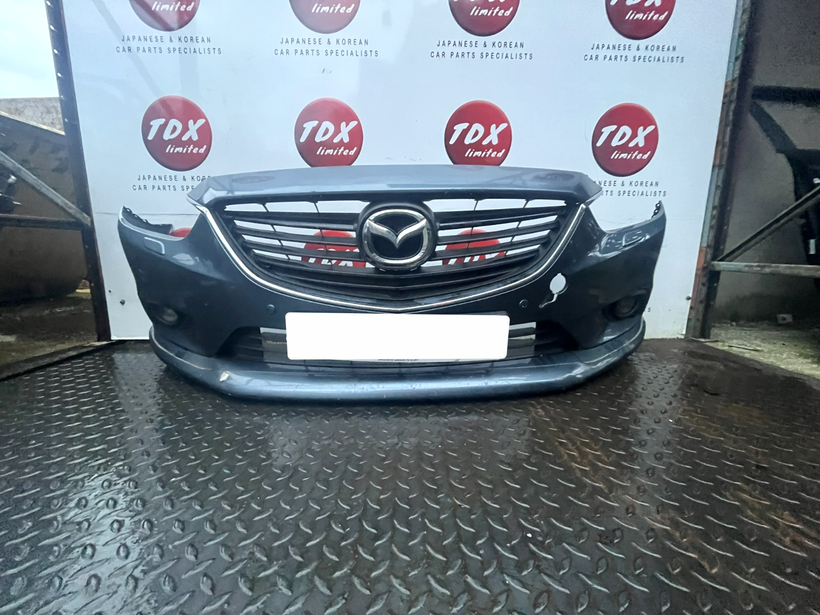 MAZDA 6 SPORT NAV (GJ) MK3 2013-2015 COMPLETE FRONT BUMPER DAMAGED 42B ...