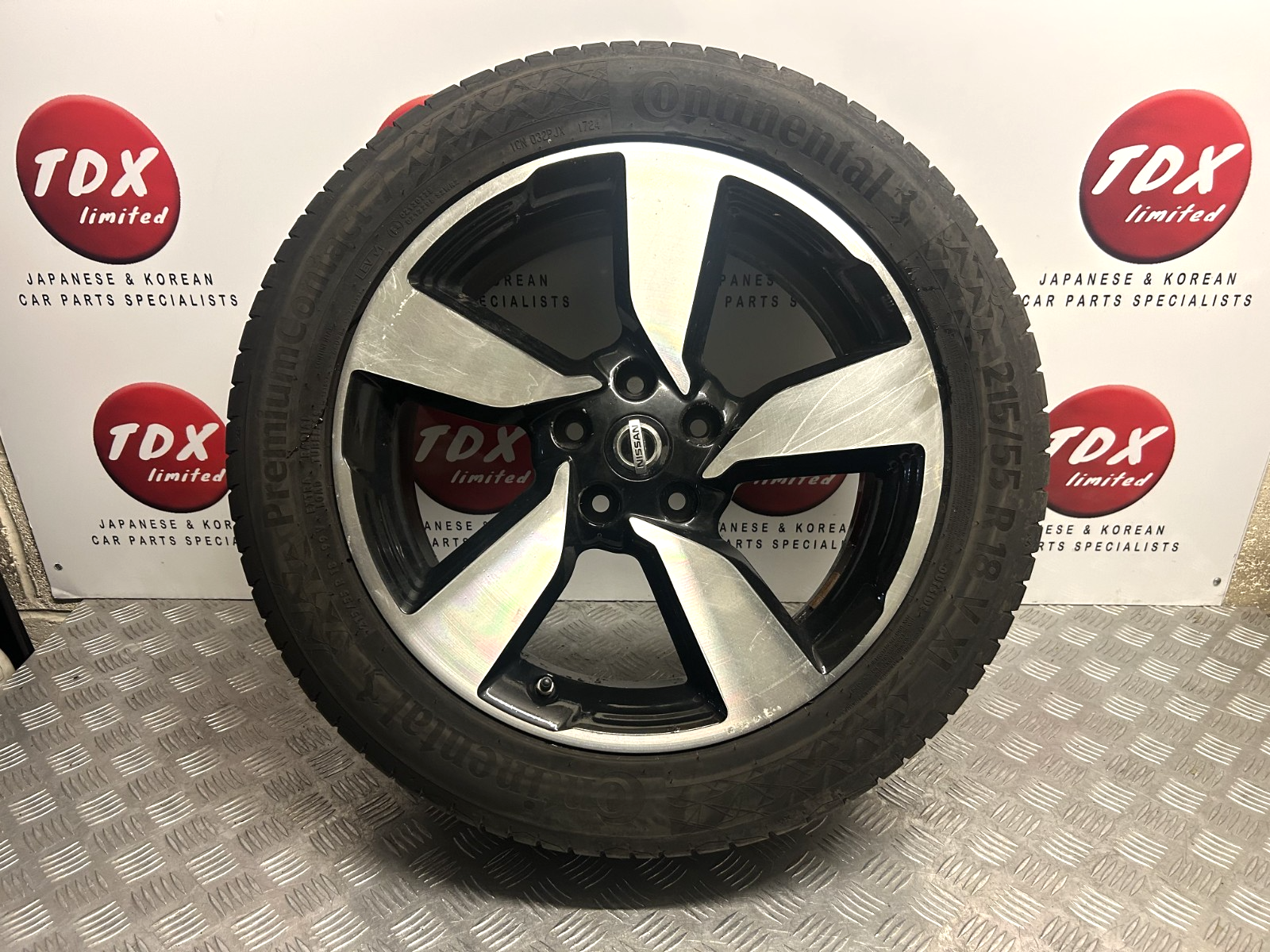 NISSAN QASHQAI J11 2014-2020 18" INCH GENUINE DIAMOND CUT ALLOY WHEEL ...