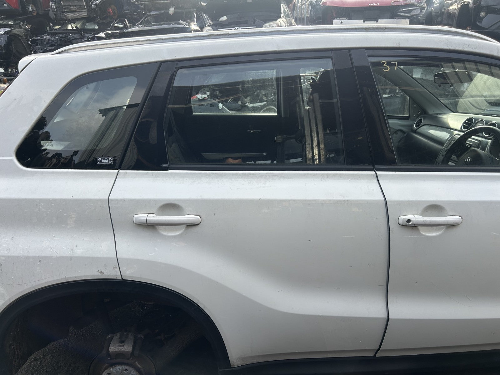 SUZUKI VITARA MK4 2015-2025 GENUINE DRIVER SIDE REAR DOOR SHELL WHITE ...