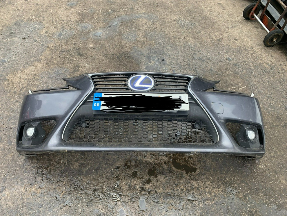 LEXUS IS 300H 2013-2017 PRE-FACELIFT GENUINE FRONT BUMPER 1H9 GREY ...